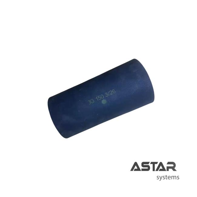 NW65 DN65 pinch valve sleeve with color-coded sealing ring for quick model identification