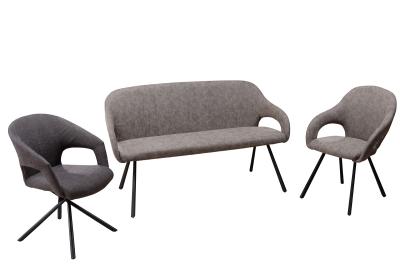 Китай 810*580*615mm Upholstered Dining Fabric Chair Modern Style Powder Coating продается