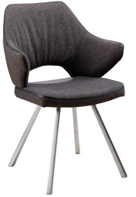 中国 Fabric Upholstered Leisure Dining Chair in Various Colors 販売のため