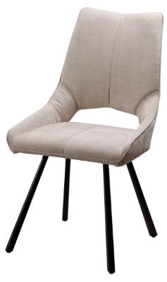 中国 Modern Upholstered Fabric Dining Chairs 販売のため