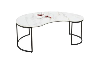 China Koffietafel Laminam keramische bovenkant met 1 jaar garantie Verplichte montage Te koop