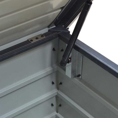 Κίνα Σύγχρονο σχεδιασμό AJUNION 600L Μεταλλικό αδιάβροχο εξωτερικό κουτί αποθήκευσης κήπου για πισίνα προς πώληση
