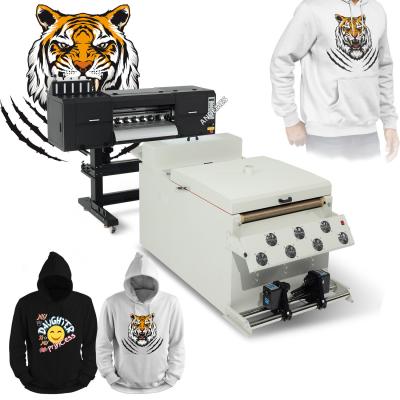 China Impresión de 60 cm Dimensión DTF i3200 A1 T-Shirt máquina de impresión con secador de agitación transportador en venta