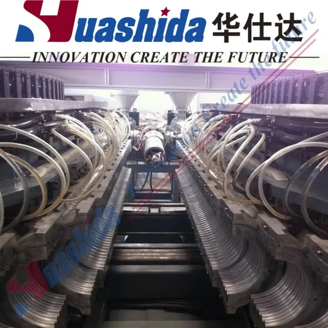 HDPE Double Wall Corrugated Pipe Extruder Machine