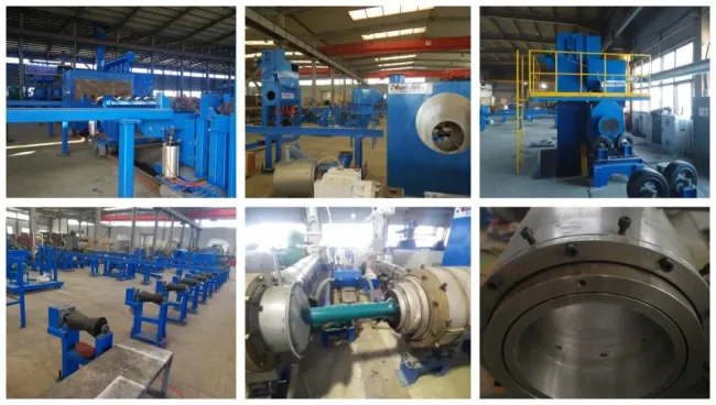 PE O-Type Extrusion 3lpe 2lpe Fbe Coating Machine for Steel Pipe