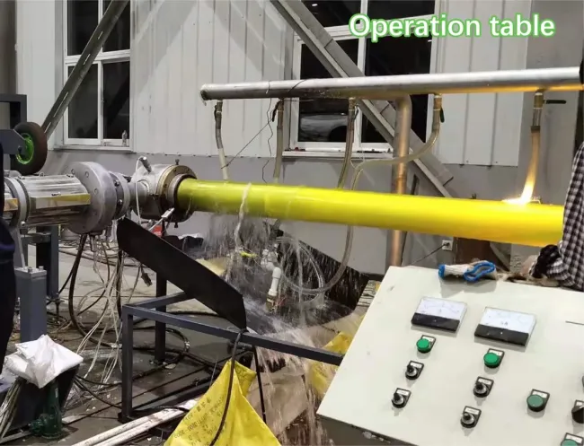 High-Efficiency One-Step Polyurethane Foam Thermal Insulated Pipe Extrusion Line