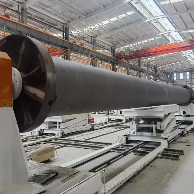 Large Diameter PU Spray Foaming PE Wrapped Preinsulation Pipe Continuous Production Line