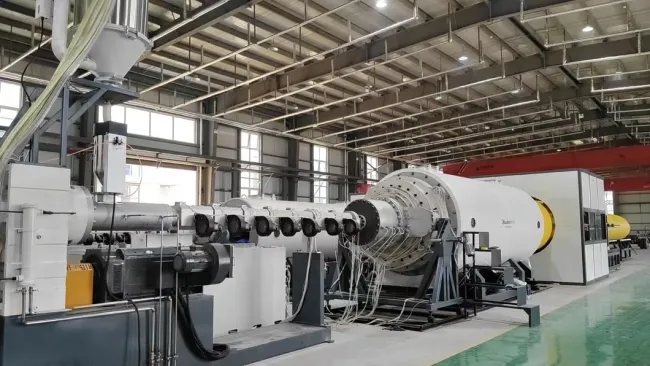 HDPE Jacketed PU Pre-Insulated Pipe Production Line for Municipal Water & Gas Transportation