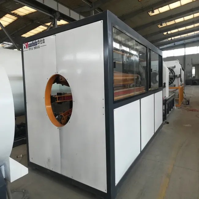 Plastic PE HDPE Insulation Pipe Extrusion Machinery for Supplying Hot Water/Oil Pipeline