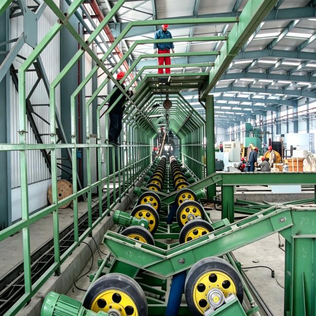 Steel Pipe Coating Line with 2lpe and 3lpe Technology