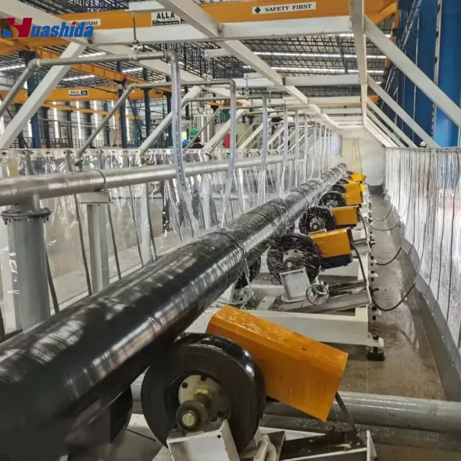 Industrial 3lpe 3PE Fbe Steel Pipe Coating Production Line for Municipal Infrastructure