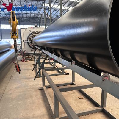 Chine Ligne d'extrusion de tuyaux à coque en PEHD préisolée à étalonnage sous vide à vendre