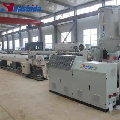 Chine Ligne de production de tuyaux d'approvisionnement en gaz d'eau en plastique souterrains en PE HDPE à vendre