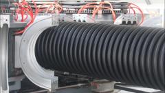 수급용 HDPE PP 이중벽 유선 파이프 생산 라인