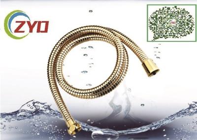 China 1.5M schilderde de Dubbele kast Flexibele Gouden Kleur het Toiletslang van de Doucheslang voor de Markt van Badkamersiran Te koop