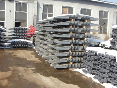 China Crawler Crane Undercarriage Part Grouser Track Shoe For NIPPON SHARY DH400 for sale