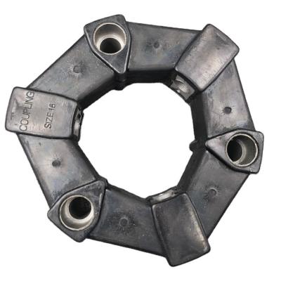 China 100% Tested 16AS Coupling Rubber Assembly for Komatsu Kubota Hino Excavator Diesel Engine Parts AIR SEA Express Delivery for sale