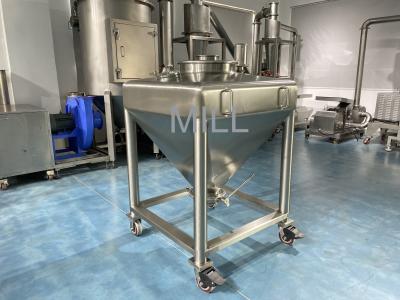 Κίνα 1000L κενή δεξαμενή κόκκων Tote σκονών ανοξείδωτου IBC για το μεταφορέα προς πώληση