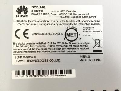 China 02120479(WD2E3DCDUC) DCDU-03 For HW BTS3900 2G for sale