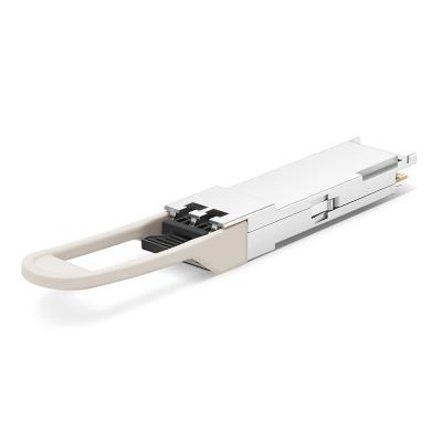 China Alcatel-Lucent QSFP28-ZR4-100G Compatible 100GBASE-ZR4 QSFP28 1550nm 80km DOM Duplex LC SMF Optical Transceiver Module for sale