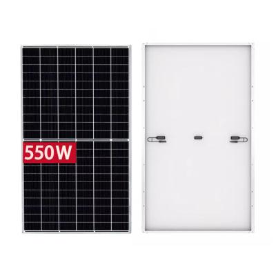 중국 태양 전지 패널 535W 540W 545W 550W 555W 560W용 모노 얼굴 태양 전지 모듈 판매용