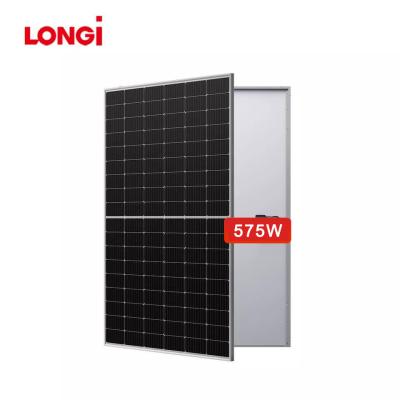 중국 롱기 565W 570W 575W 580W 585W 태양광 패널 시스템용 반전지 모노 얼굴 PV 패널 판매용