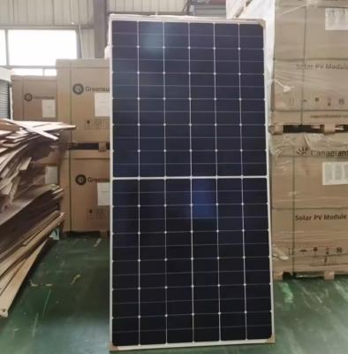 Anodized Aluminium Alloy Frame 605W-630W Monocrystalline Solar Panel for