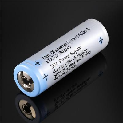 China Max Discharge Current 500mA Li SOCL2 Battery 36V Power Supply Ideal for Utility Monitoring Security Alarms and Remote Sensors for sale