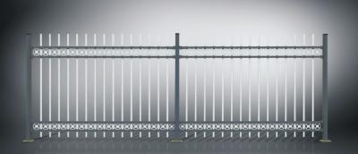 Cina Recinto di alluminio ornamentale rivestito della polvere ad alta resistenza per lo stagno in vendita