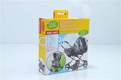 Cina contenitore di carta da stampa di 255x90x330mm per l'imballaggio del prodotto di cura del bambino del passeggiatore in vendita