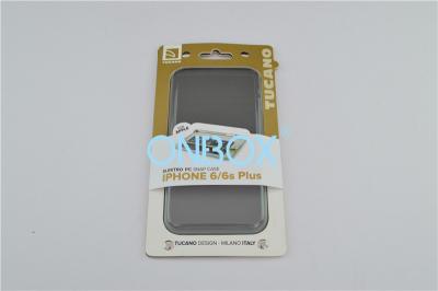 Κίνα Τυπωμένα κιβώτια δώρων Iphone συσκευασία με το θερμικό παράθυρο μορφής/φουσκαλών/την τρύπα κρεμαστρών προς πώληση