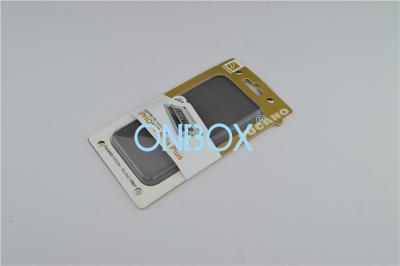Κίνα Τυπωμένα κιβώτια δώρων Iphone συσκευασία με το θερμικό παράθυρο μορφής/φουσκαλών/την τρύπα κρεμαστρών προς πώληση
