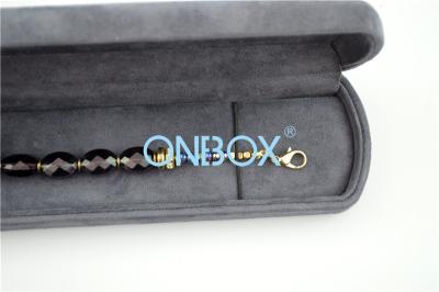 China Caixas de empacotamento forma oblonga da joia luxuosa elegante, caixa de presente de joia à venda