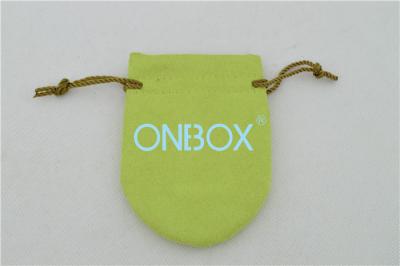 Cina Il sacchetto/regalo verde chiaro dei gioielli del cordone del velluto insacca i cordoni di nylon in vendita