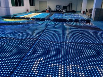 Cina Schermo pieghevole programmabile del fondo di fase LED, schermo trasparente della tenda del LED in vendita