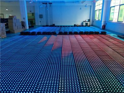 中国 高い明るさ媒体の正面の屈曲LEDのパネル、プログラム可能で柔らかいLEDのカーテンの使用料 販売のため