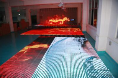 Cina Schermo molle dell'alta trasparenza LED, installazione veloce pieghevole della tenda della matrice del LED in vendita