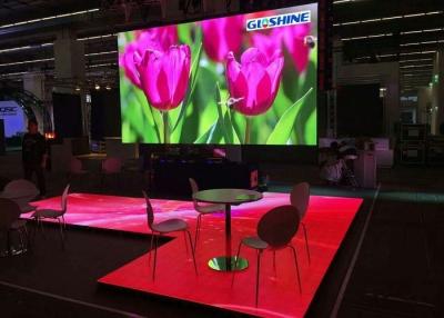 Cina Pavimento della fase di IP65 RGB DMX LED con il flash ed il video di radiodiffusione per il night-club in vendita