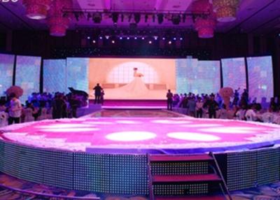 Cina Colore pieno del pavimento della fase del portatile LED di DMX che cambia per l'installazione facile della discoteca del DJ in vendita