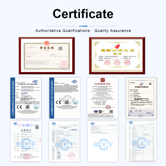 JIEWEISHI manufacturing and quality assurance