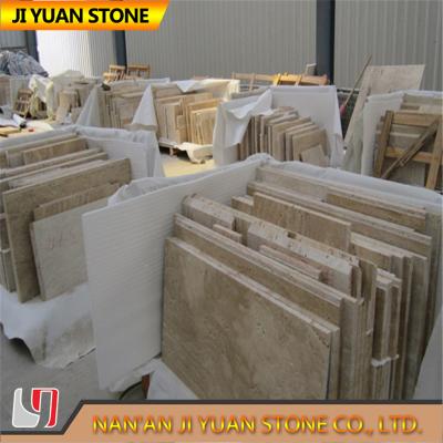 Cina Il travertino giallo beige piastrella il modello francese 2.7g/Cm3 lucidato in vendita