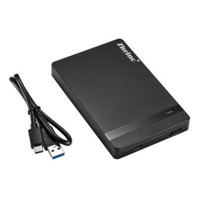 Cina Tipo di plastica C SATA III di USB 3,1 di recinzione del disco rigido di esterno del nero 2,5 in vendita