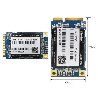 Cina disco interno del disco rigido 16GB, flash di M1 MLC per lo SSD del mSATA 3 del server in vendita