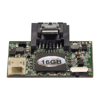 Cina SSD 16GB dei DOM di 7PIN SATA 90 gradi di MLC SATAII 3Gb/S con il cavo elettrico per le macchine di posizione in vendita