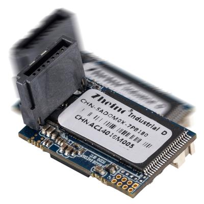 Cina SSD dei DOM di 8GB SATA 180 gradi di istantaneo 3.3V RoHS di SATA II 2Channel MLC per il server in vendita