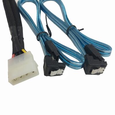 Cina estensione del cavo elettrico di 6Gbps SATA 90 gradi per aggiornamento dei dischi rigidi in vendita