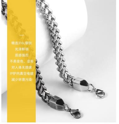 Cina Braccialetti europei in acciaio inossidabile aggressivi L' ultimo accessorio di moda B2B in vendita