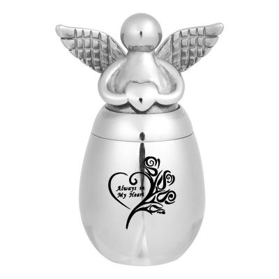 Cina Casseforti per animali domestici Urne base angelica Forma uovo cremazione ceneri commemorativi Urna pendente ricordo in vendita