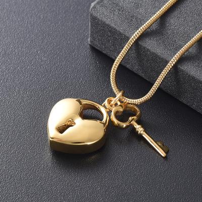 China Presente ocasião aço inoxidável chave de cremação medalhão para bijuterias de mulheres acessório à venda