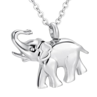 Cina Bello Colletto Commemorativo Elefante Gioielli SUS304 Acciaio Inossidabile Urna di Ceneri di Crematura in vendita